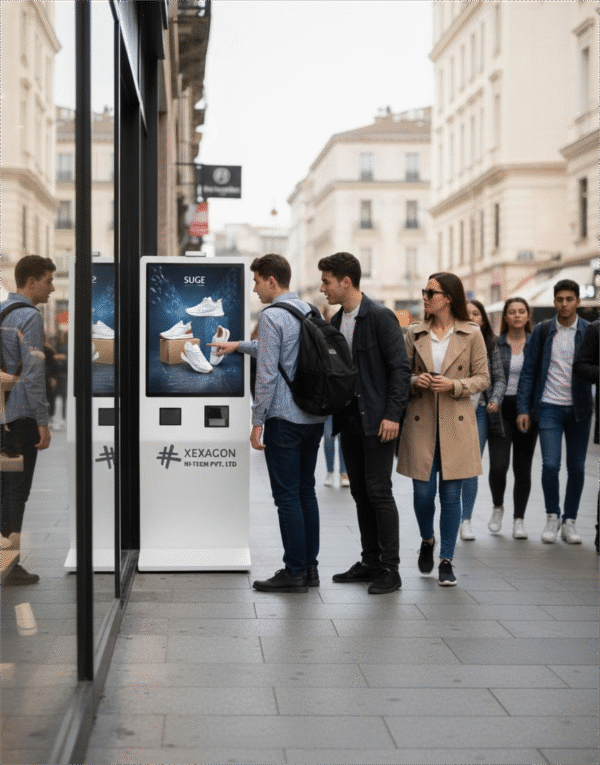 21.5″ Android Floor Stand Touch Kiosk - www.xexagonshop.com