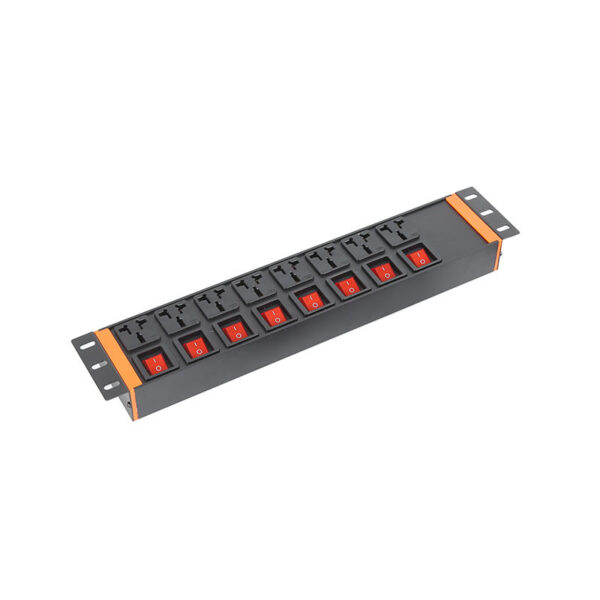 19″ 8 Way Universal PDU with Individual Switches (2U) - www.xexagonshop.com
