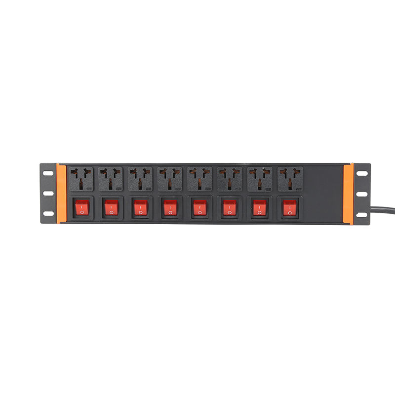 19″ 8 Way Universal PDU with Individual Switches (2U) - www.xexagonshop.com