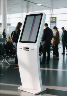 32″Smart Kiosk Enclosure with Metal Stand for Interactive Digital ...